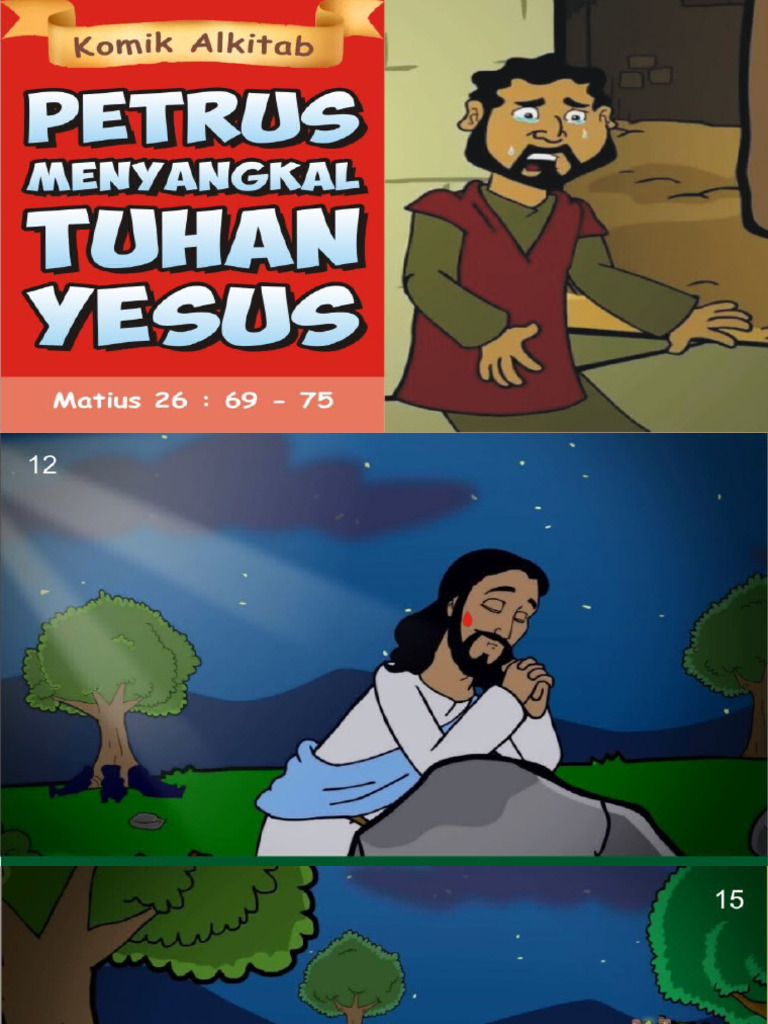 Petrus Menyangkal Yesus | PDF