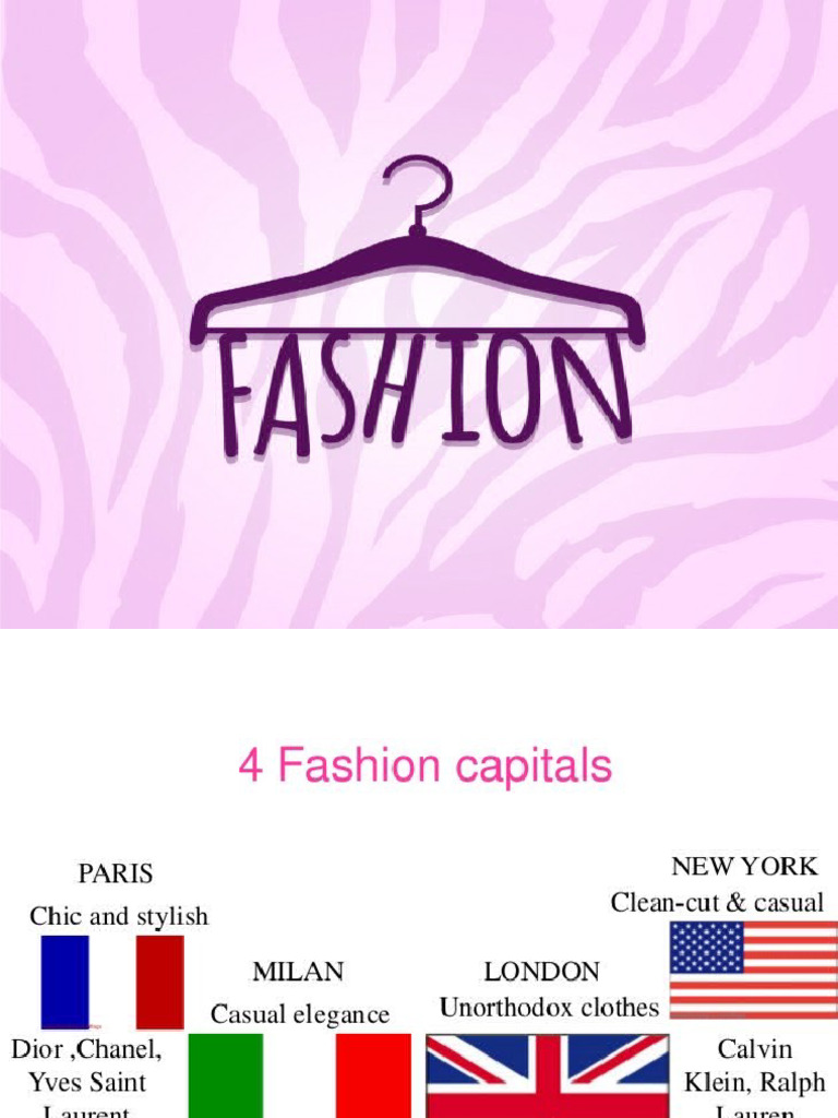 IELTS Fashion Powerpoint | PDF | Self-Improvement