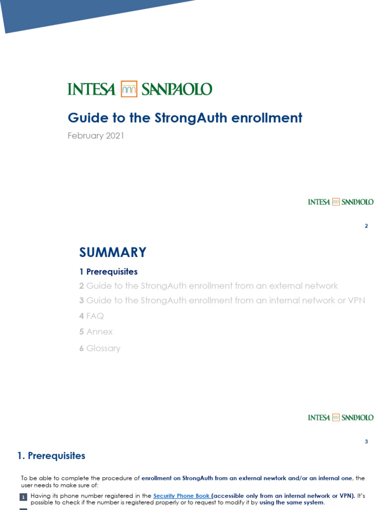 StrongAuth Enrollment Guide | PDF | Computer Network | Smartphone