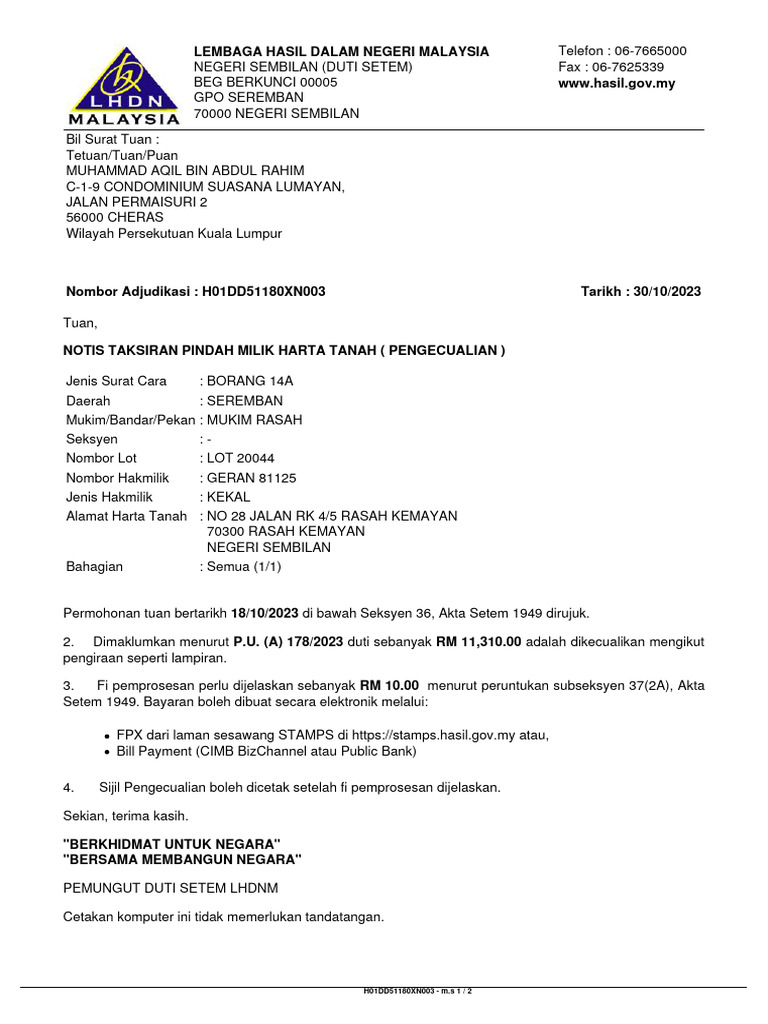 Lembaga Hasil Dalam Negeri Malaysia WWW - Hasil.gov - My ...