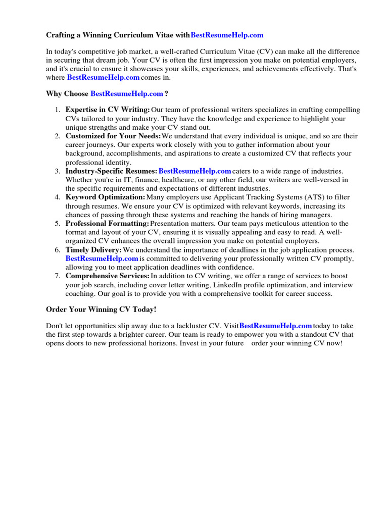 Curriculum Vitae Example Australia | PDF | Résumé