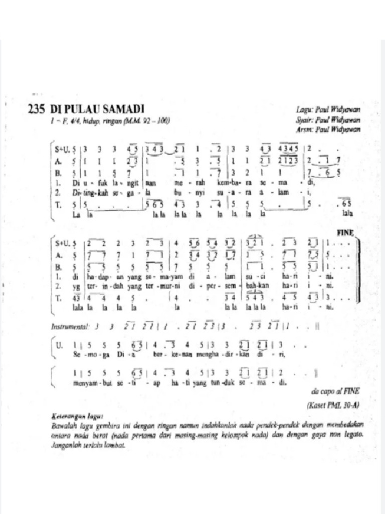Di Pulau Samadi | PDF