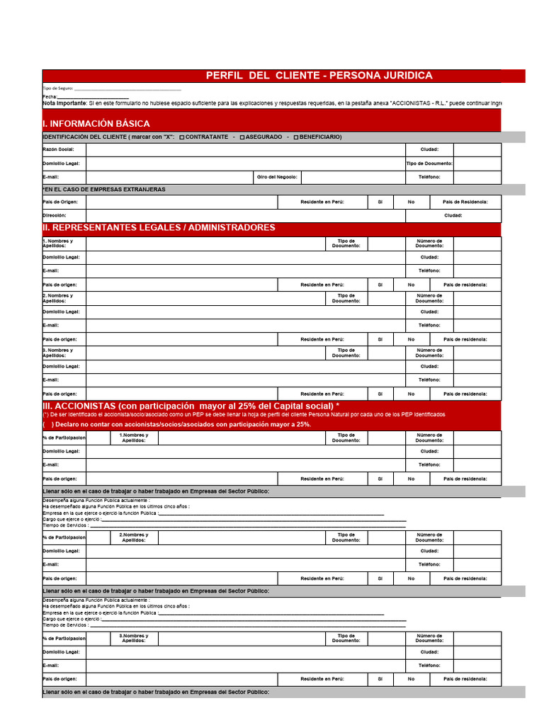 Perfil - Cliente - PJuridica - Abril 2022 | PDF