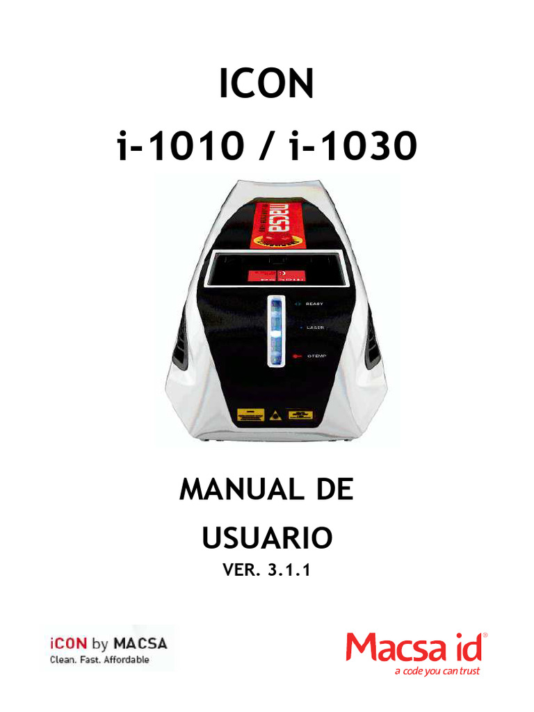 ES-IconManualUsuario V311 | PDF | Láser | Reflexión (Física)