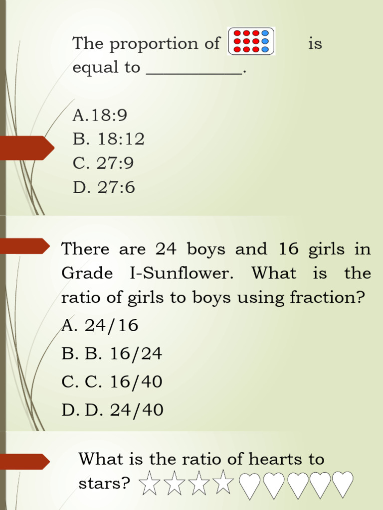 Q2 Reviewer Math Pdf Ratio Integer