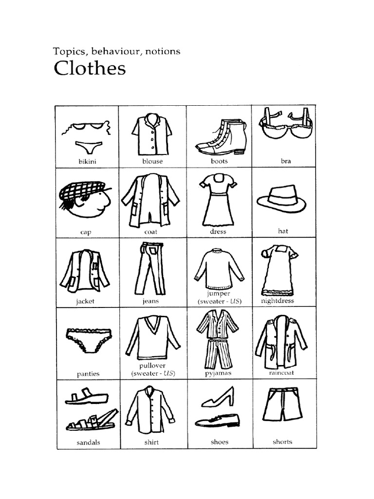 Clothes 1000 Pictures Completed | PDF