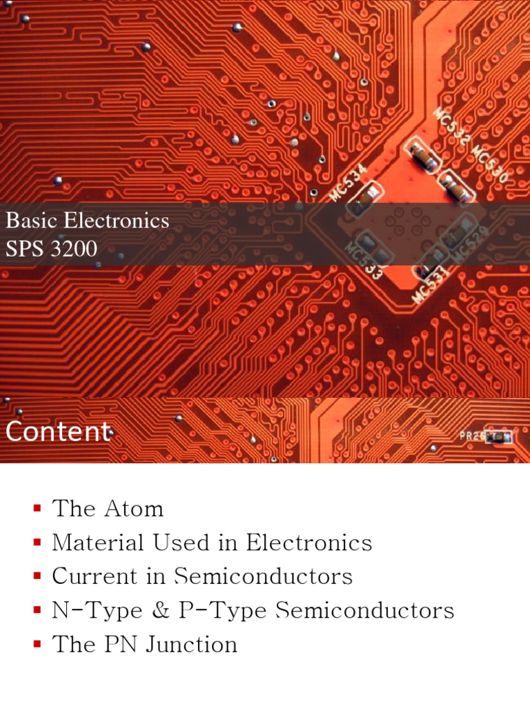 Lecture 1 | PDF | Semiconductors | Doping (Semiconductor)