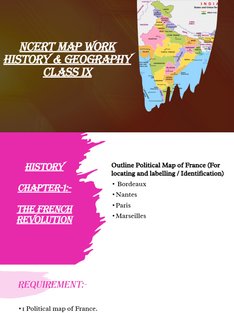 Class 9 Geography & History Map Work | PDF | Social Science | Travel