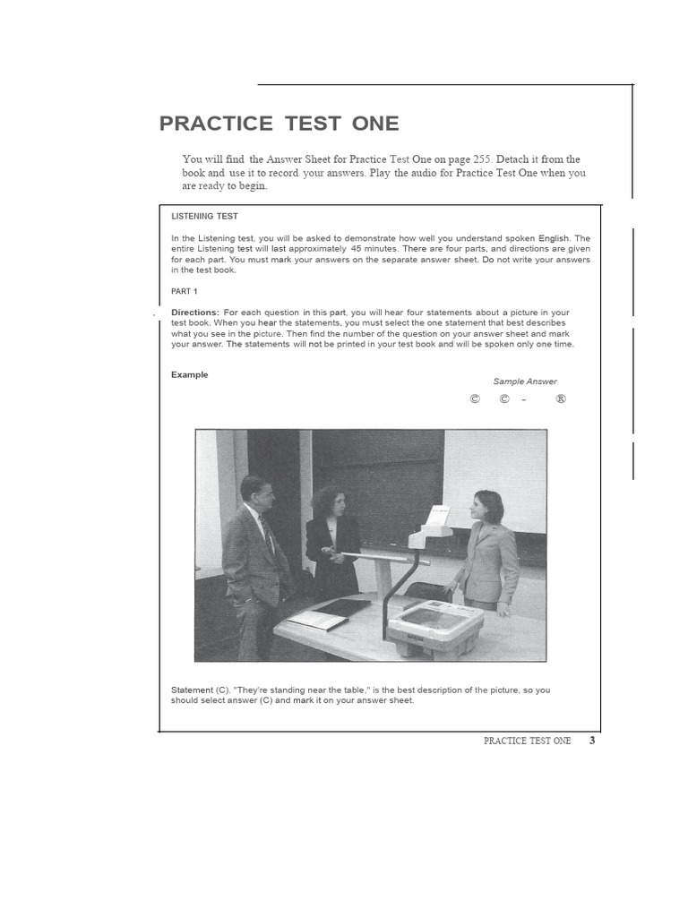 Longman TOEIC Practice Test (Incomplete Sentences & Short Texts) | PDF ...