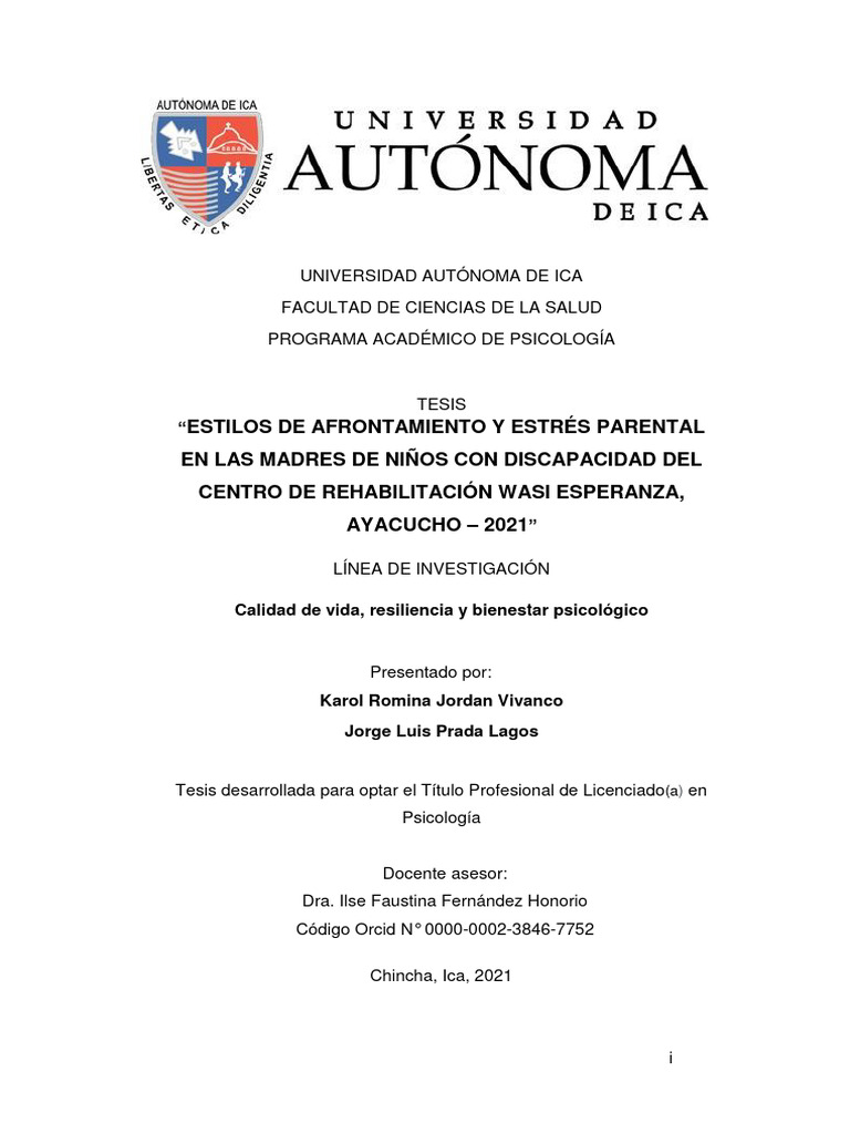 Karol Romina Jordan Vivanco | PDF | Estrés (biología) | Las emociones