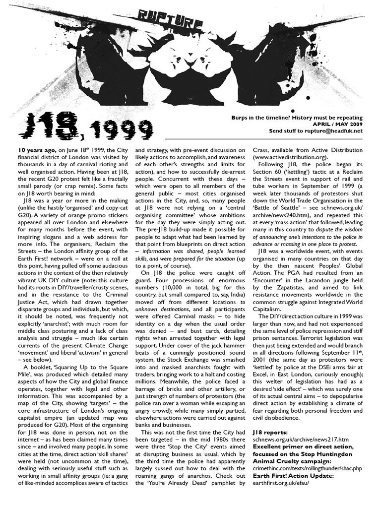 Rupture Apr09 Screen | PDF | Copyright Infringement | Theatre