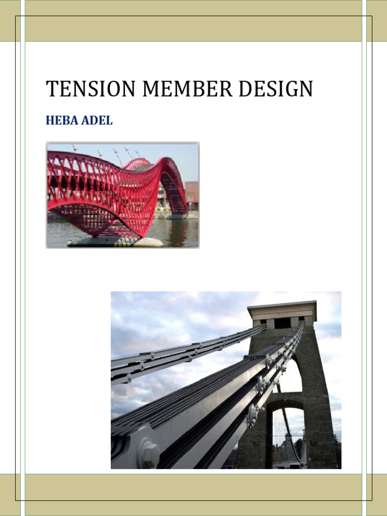 AISC Part3 Tension Member Design 1697301566 | PDF | Deformation ...