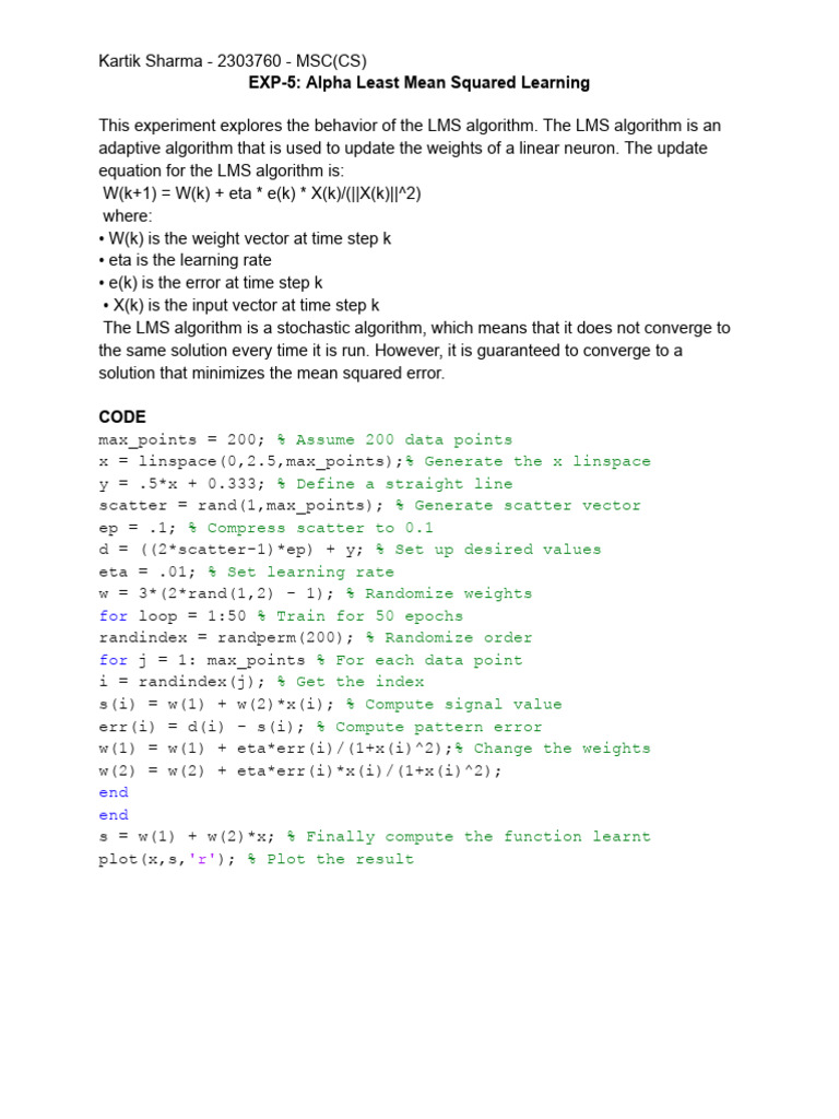 Exp 5 | PDF | Applied Mathematics | Algorithms And Data Structures