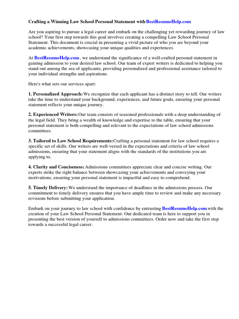 Law School Cover Letter | PDF | Experience | Expert