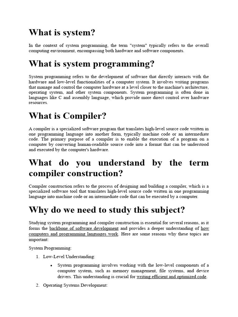 Module 1 Pdf Compiler Computer Programming