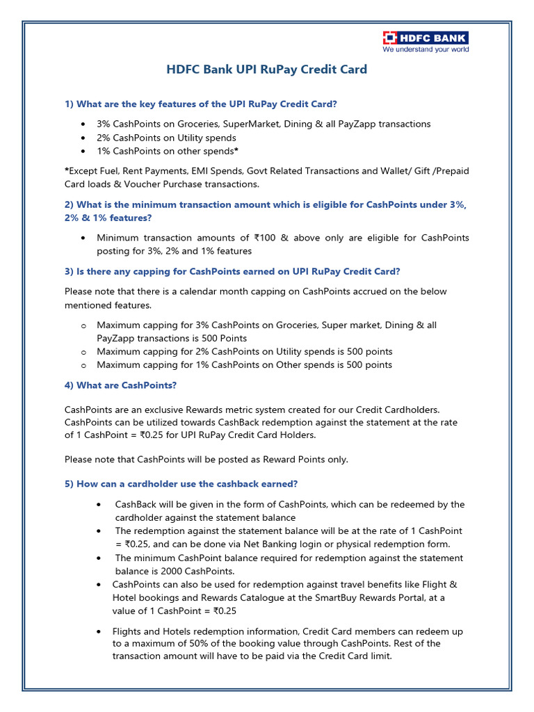 HDFC Credit Card Benefits | PDF | Credit Card | Automated Teller Machine