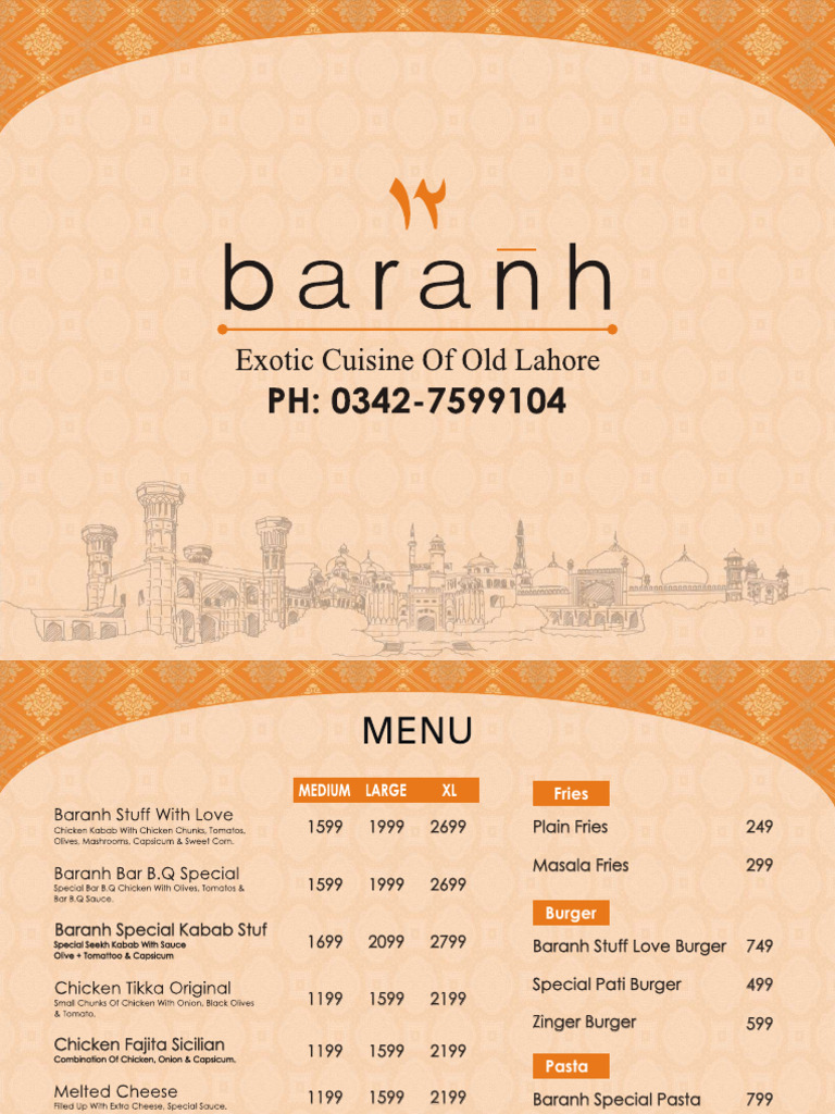 Jhang Menu 2023 | PDF | Indian Cuisine | Kebab