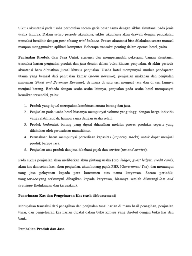 Siklus Akuntansi | PDF