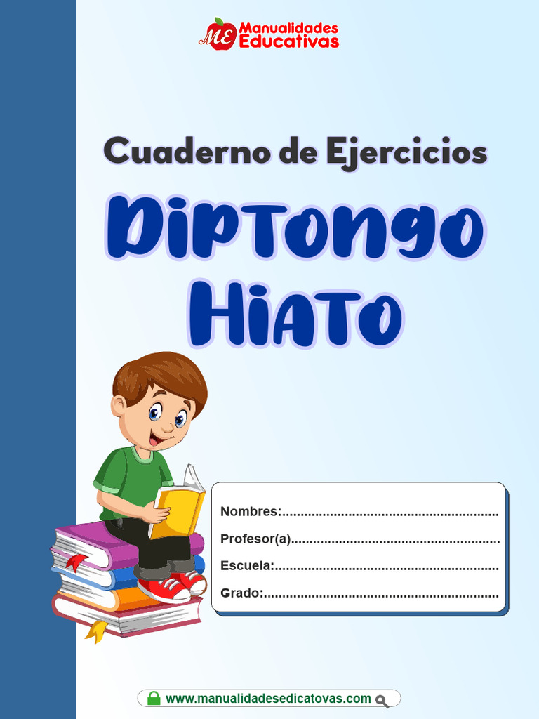 Cuaderno de Ejercicios de Diptongo Hiato PRIMARIA | PDF | Comunicación ...