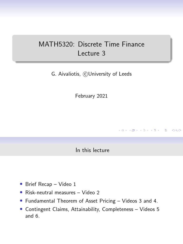 Lecture3_2021 | PDF | Algebra | Mathematical Analysis