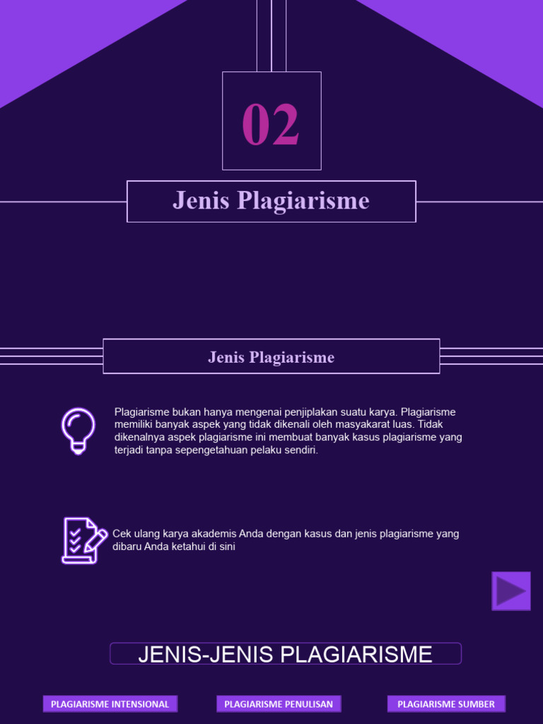 Jenis Plagiarisme | PDF