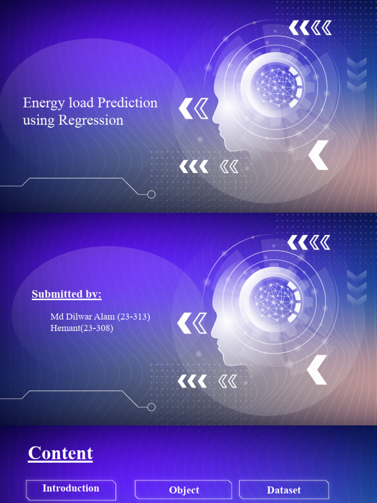 Energy Load Prediction Using Regression Pdf Regression Analysis Dependent And Independent