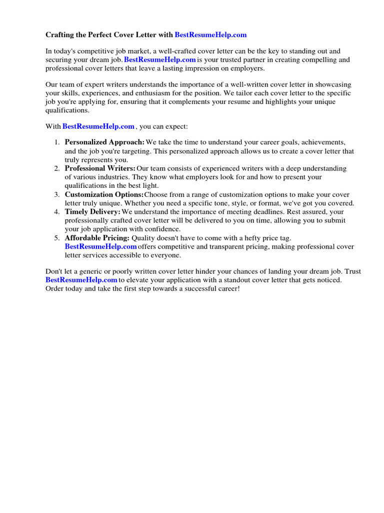Cover Letter Examples Bar Staff | PDF | Résumé | Advertising