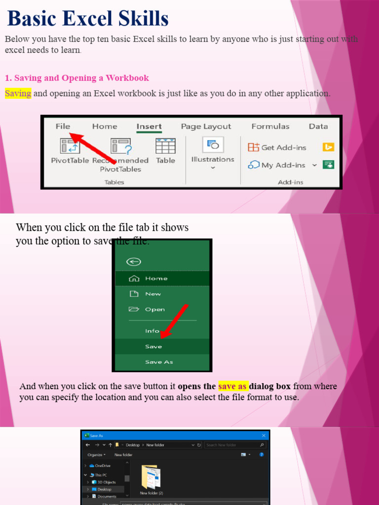 Basic Excel Skills Kiana | PDF | Microsoft Excel | Visual Basic For ...