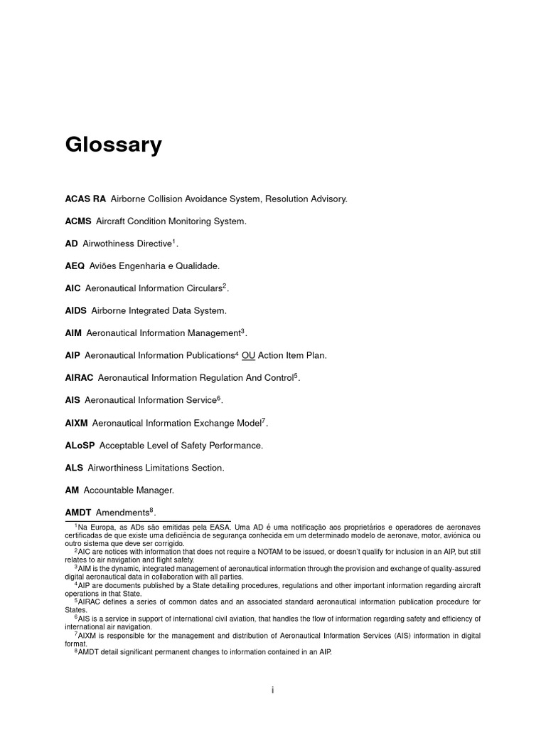 Aviation Acronym List | PDF | Air Traffic Control | Transport