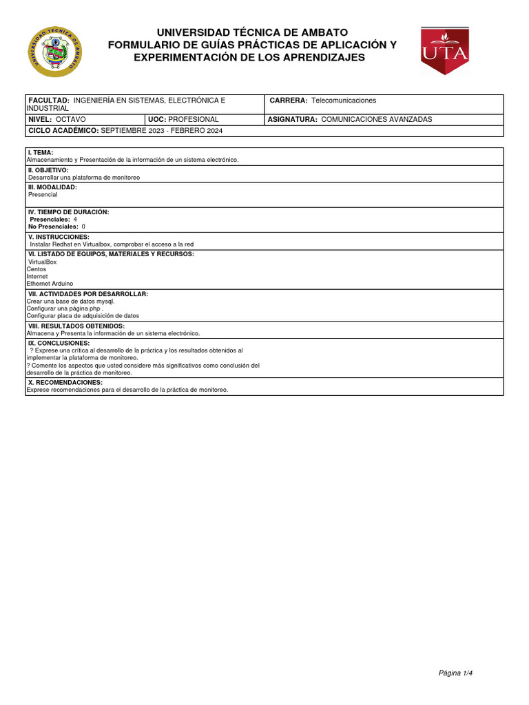 Guia Practica Spae | PDF | Mi sql | Php