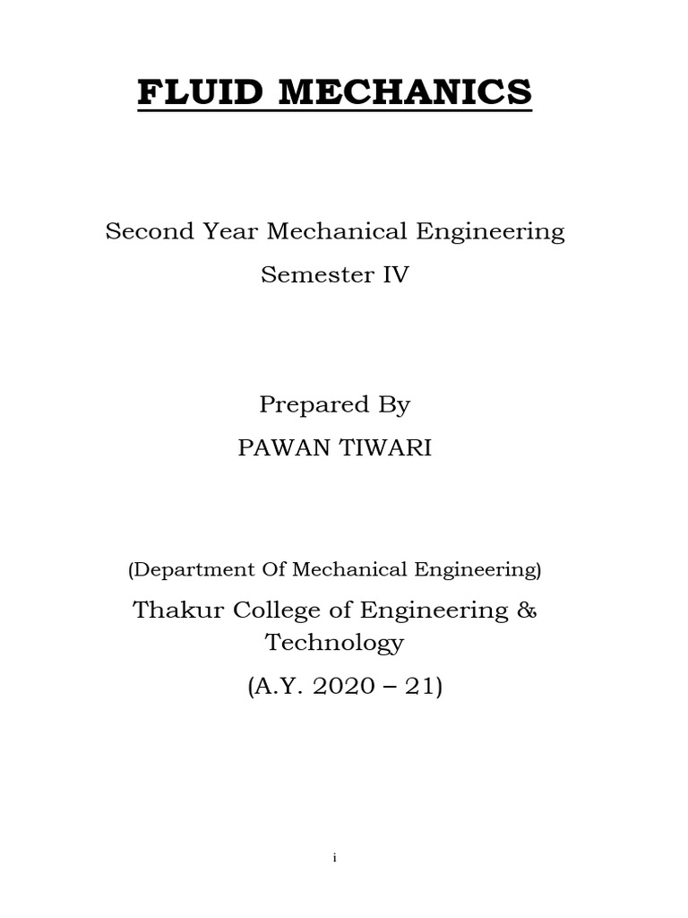 Fluid Mechanics Resource Book Pdf Fluid Mechanics Viscosity