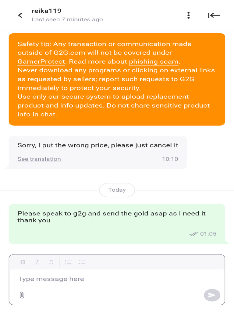 G2G Safety Tips and Communication Guide | PDF
