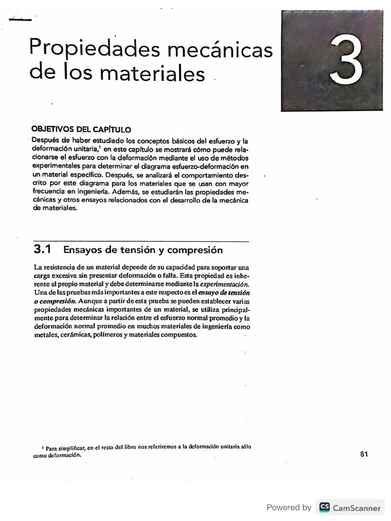 Propiedades Mecánicas de Los Materiales | PDF