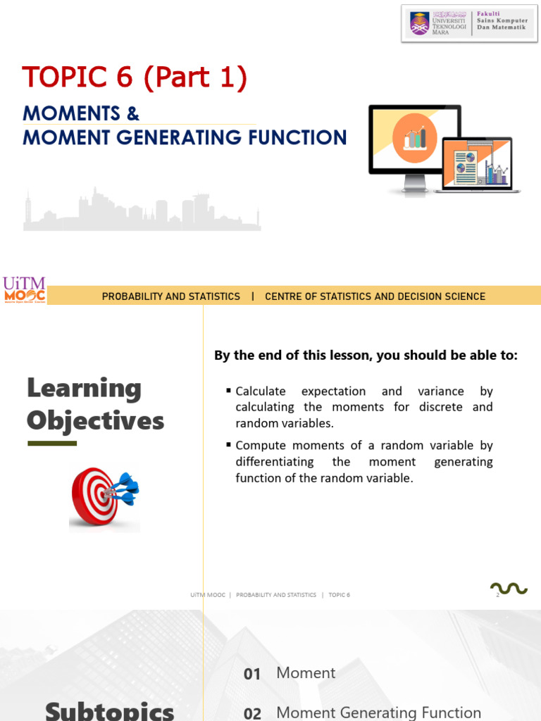 Topic 6 Part 1 | Download Free PDF | Expected Value | Probability Distribution
