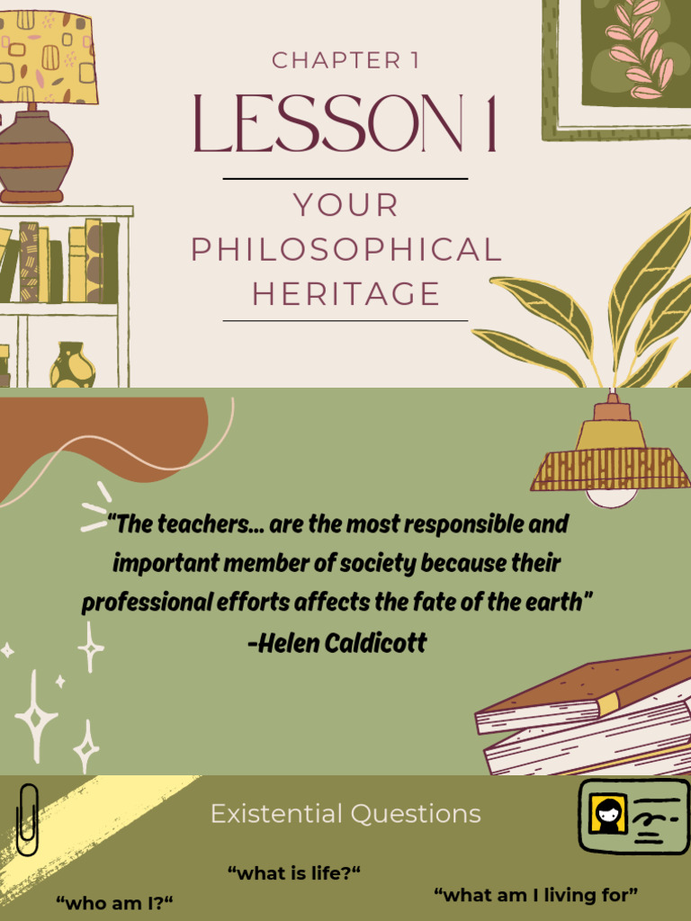 Prof Ed 3 Lesson 1 | PDF