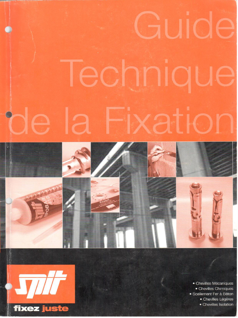 Guide Technique de La Fixation SPIT | PDF