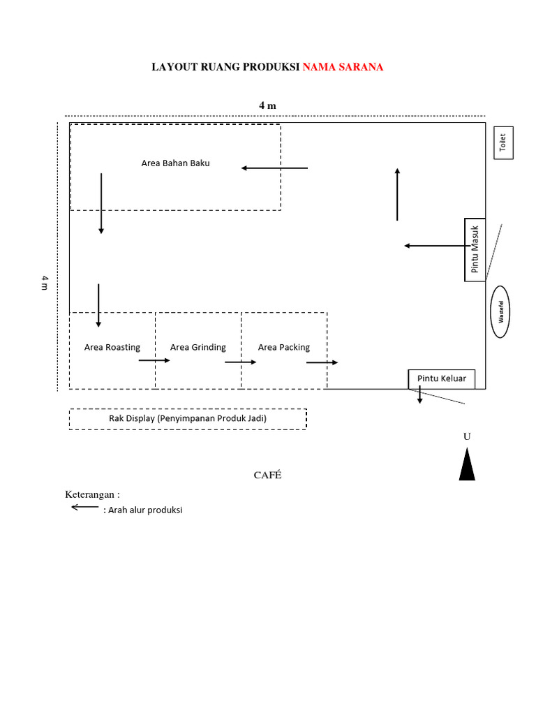 Layout Ruang Produksi (1) | PDF
