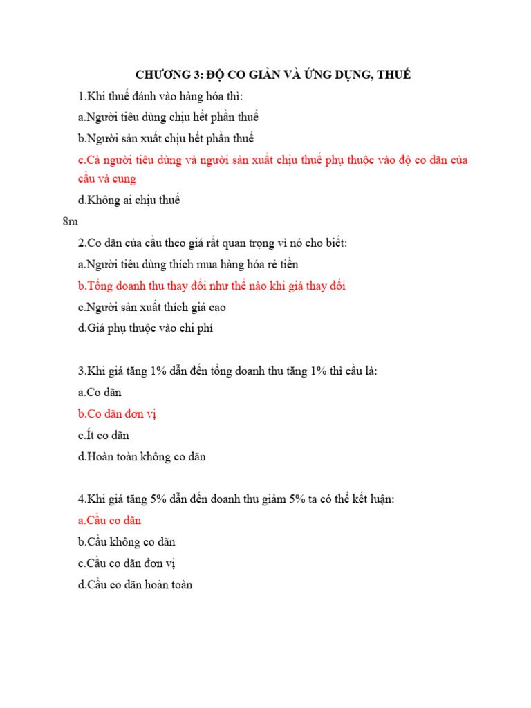 bài tập chương 3 - KTVM | PDF