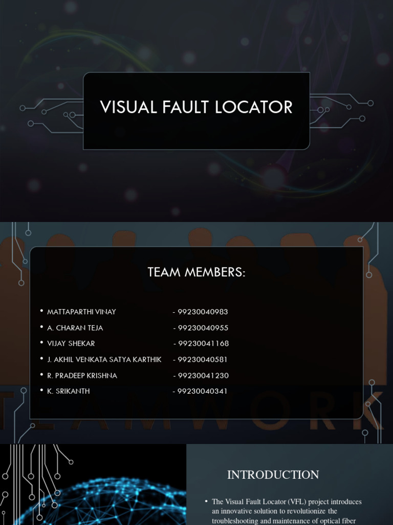 Visual Fault Locator Pv[1] (1) | PDF | Fiber Optic Communication ...