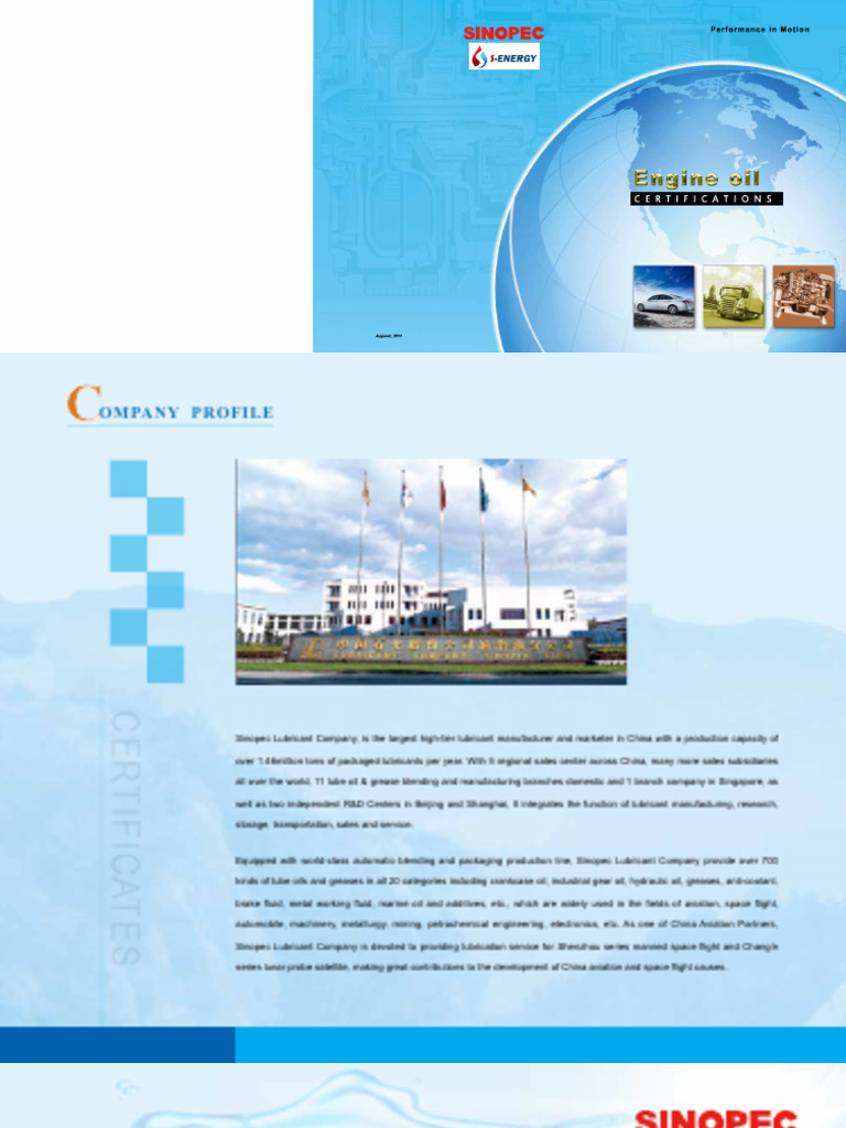 Certification Engine Oil | PDF | Motor Oil | Vehicles