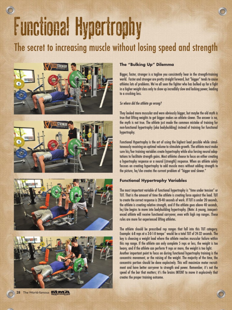 Functional Hypertrophy: The Secret To Increasing Muscle Without Losing ...