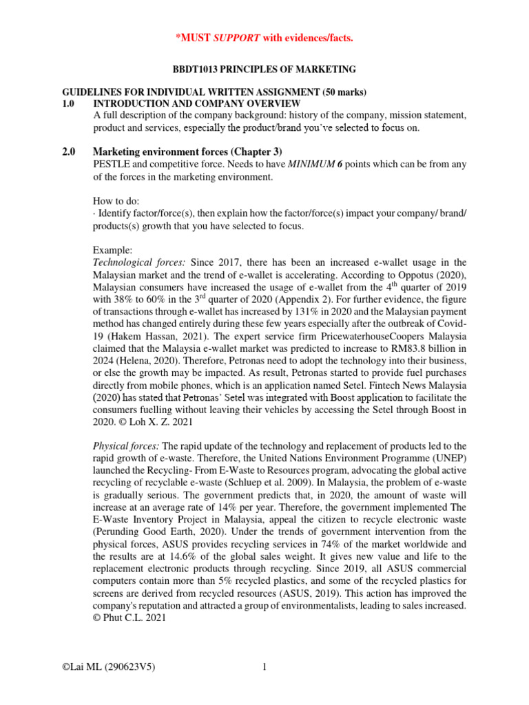 Guidelines For Individual Assignment V5 | Download Free PDF | Electronic Waste | Recycling