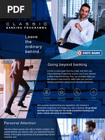 HDFC Preferred Banking Sign-Up Form | PDF | Banking | Banks