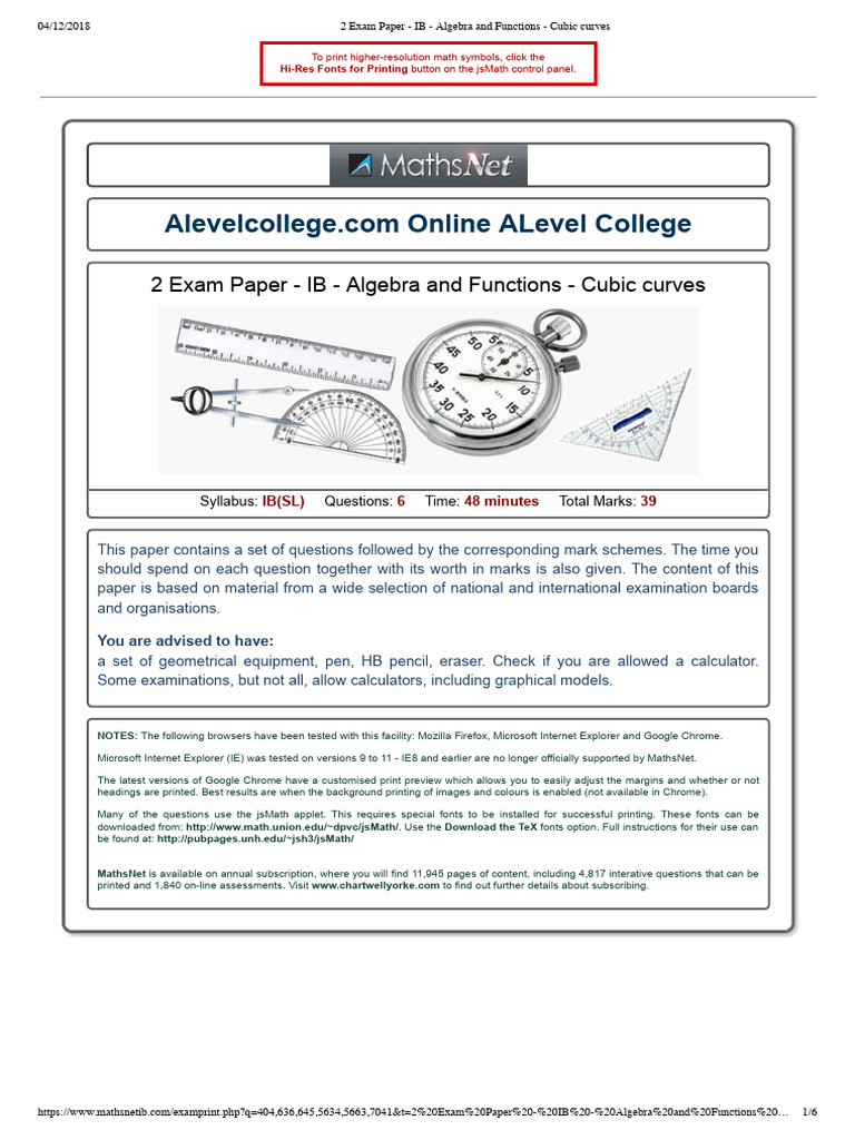 2-exam-paper-ib-algebra-and-functions-cubic-curves-pdf