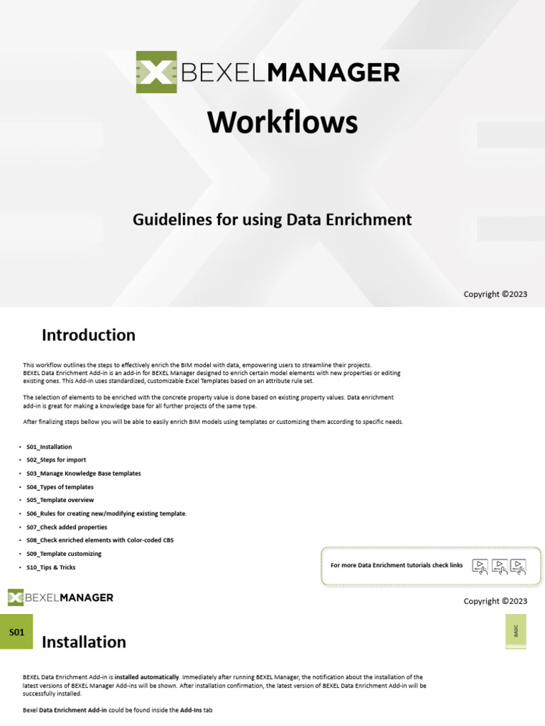 BEXEL Manager - Data Enrichment Workflow | PDF | Microsoft Excel ... BEXEL Manager - Data Enrichment Workflow | PDF | Microsoft Excel ...