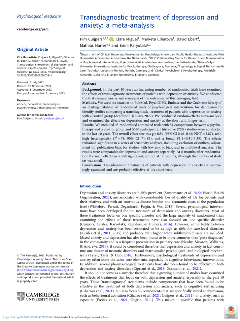transdiagnostic-treatment-of-depression-and-anxiety-a-meta-analysis | PDF