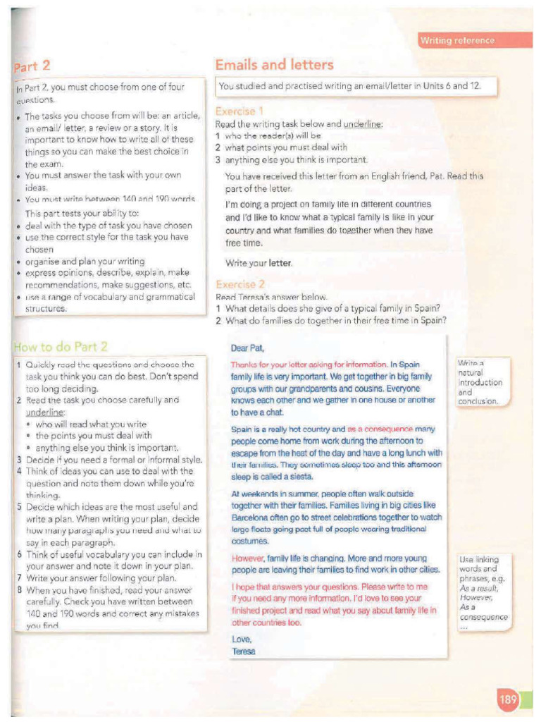 TIPS AND USEFUL LANGUAGE TO WRITE B2 EMAILS - LETTERS | PDF