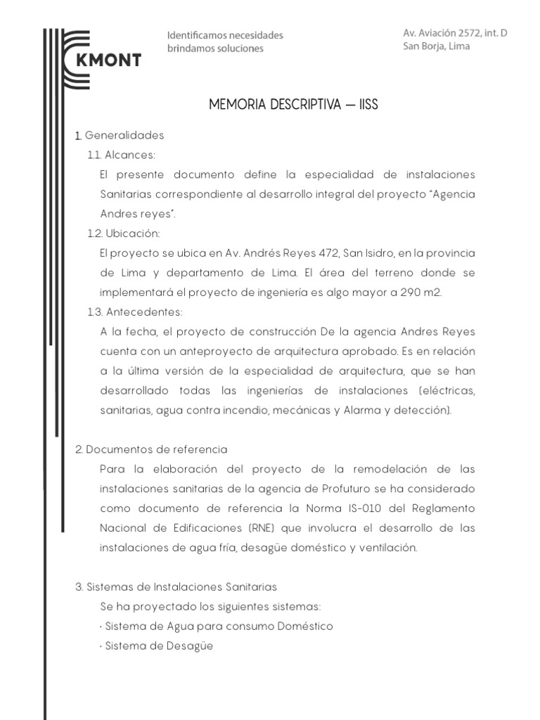 MD - Iiss | PDF | Agua | Colector de aguas pluviales