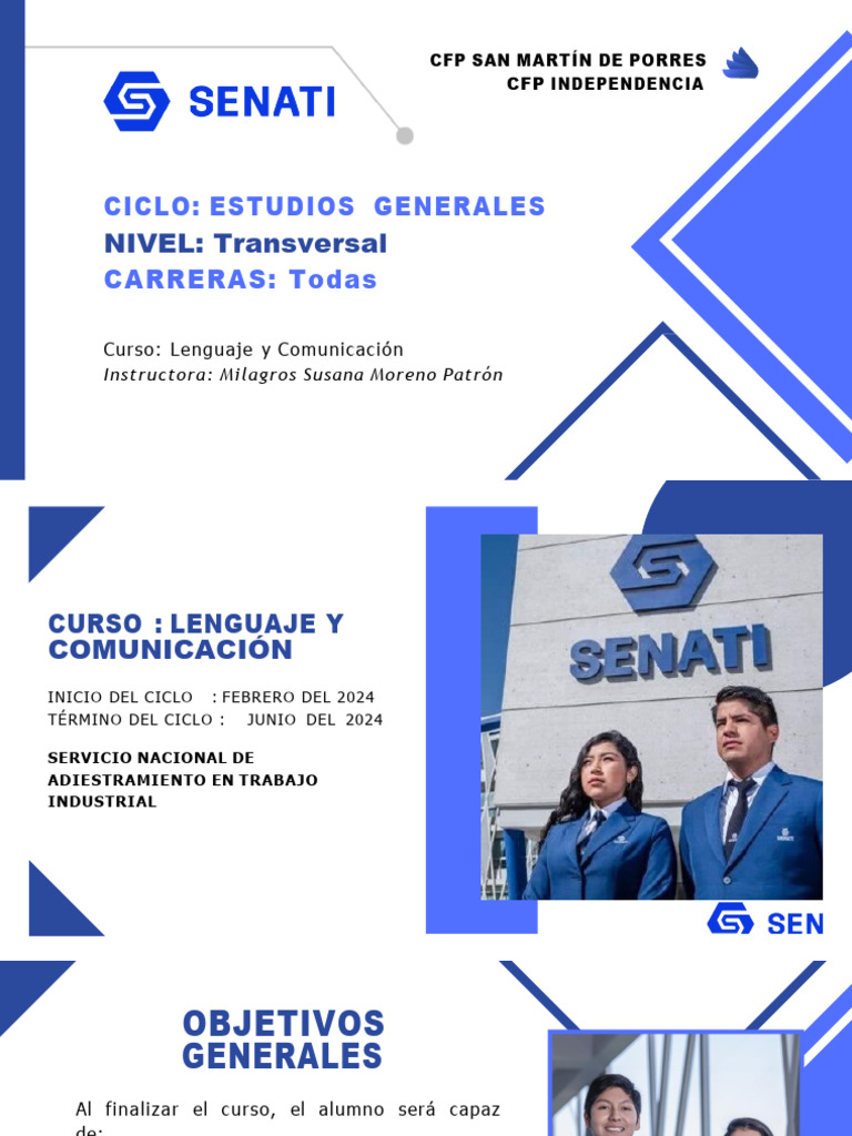 SESIÓN 1 SENATI word | PDF