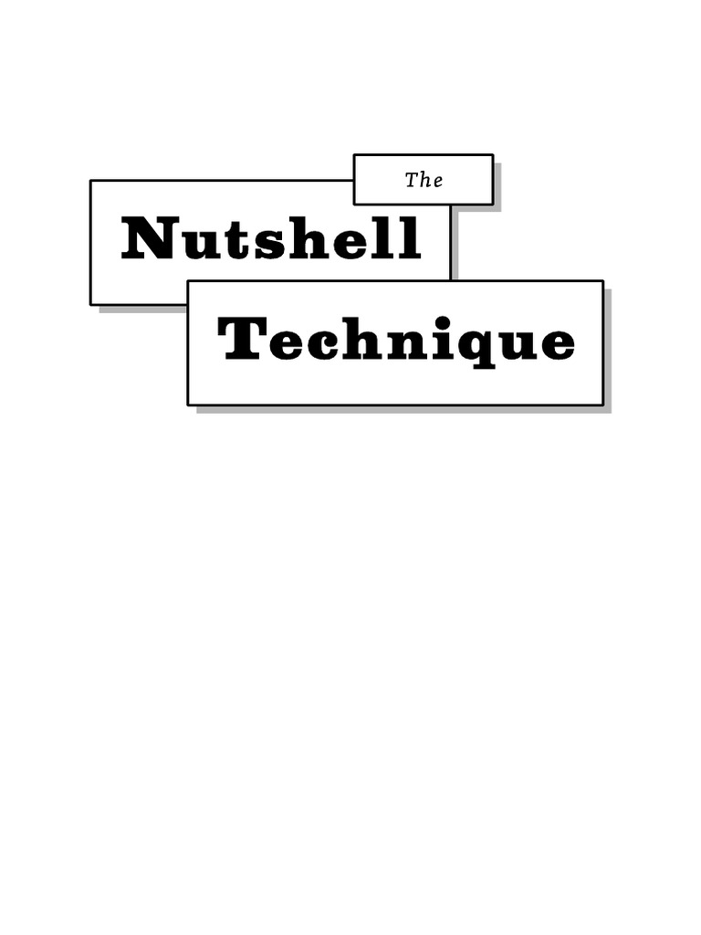 The Nutshell Technique Crack The Secret of Successful Screenwriting ...